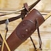 ARCHERY Leather SIDE Arrow QUIVER / Quiver for Arrows medieval Orc ...