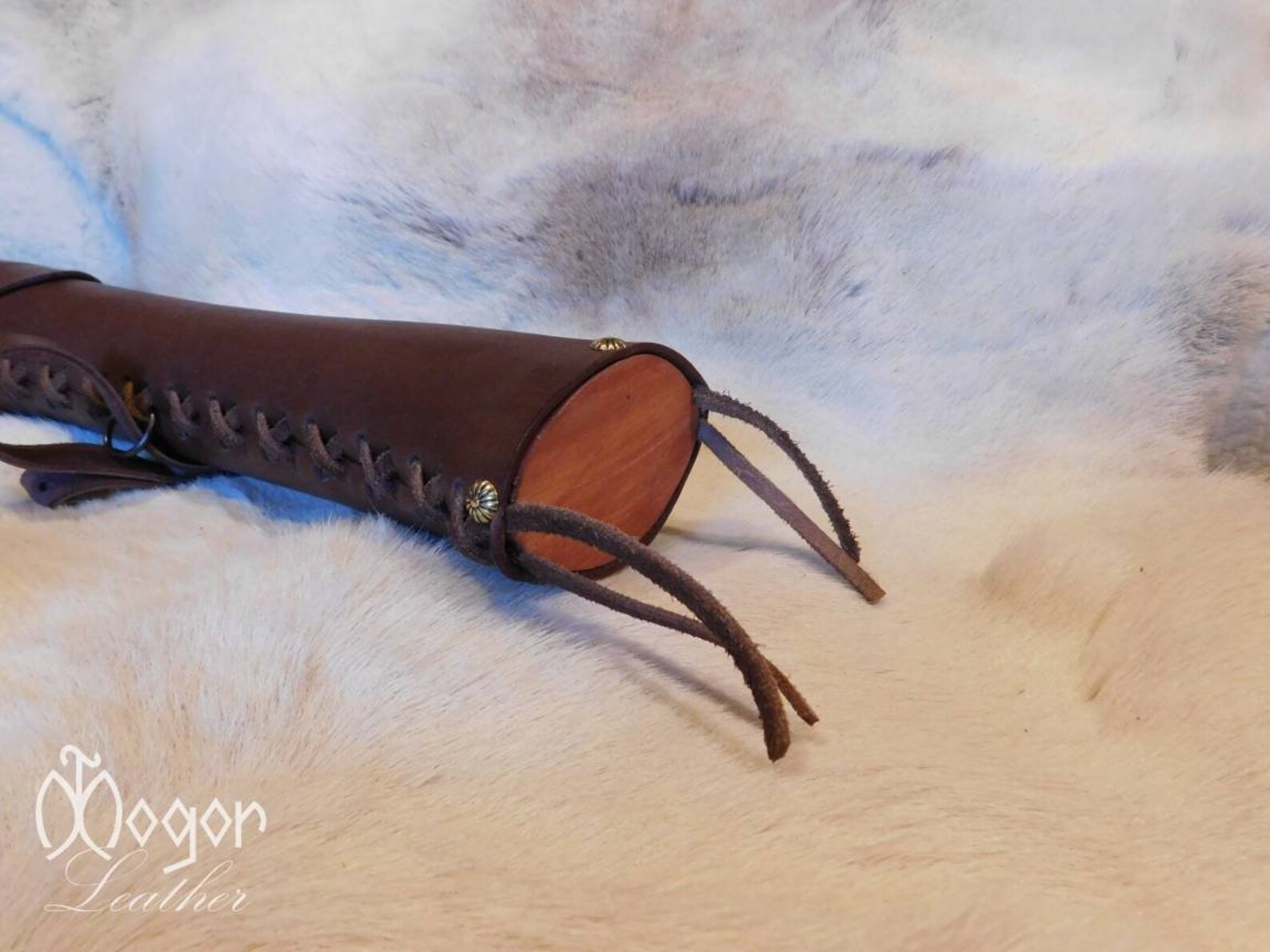 ARHCERY - Leather BACK Arrow QUIVER / Quiver for Arrows "fantasy Dragon ...