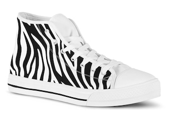 Zebra Print Shoes | Etsy