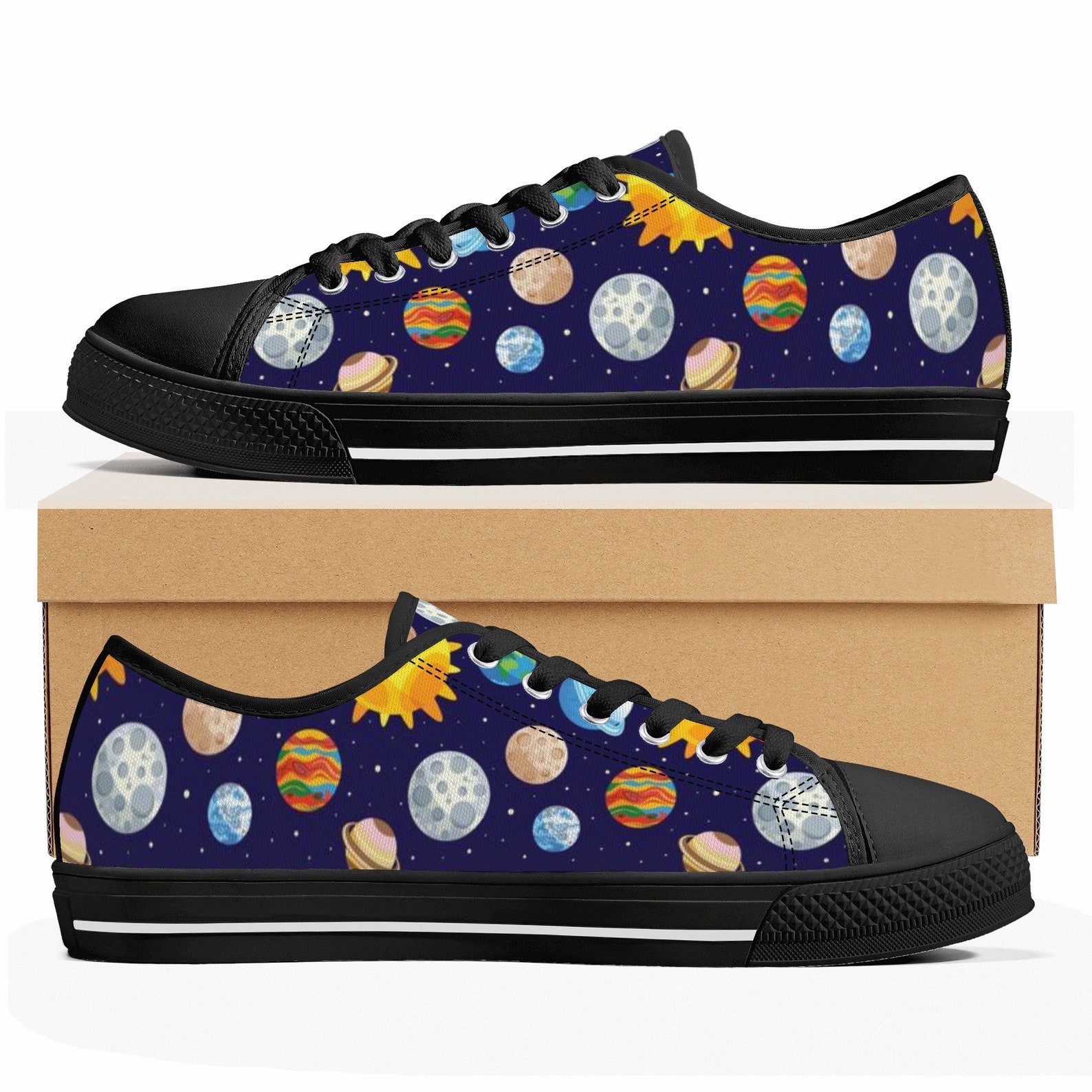 Solar System Planets Sneakers - Etsy