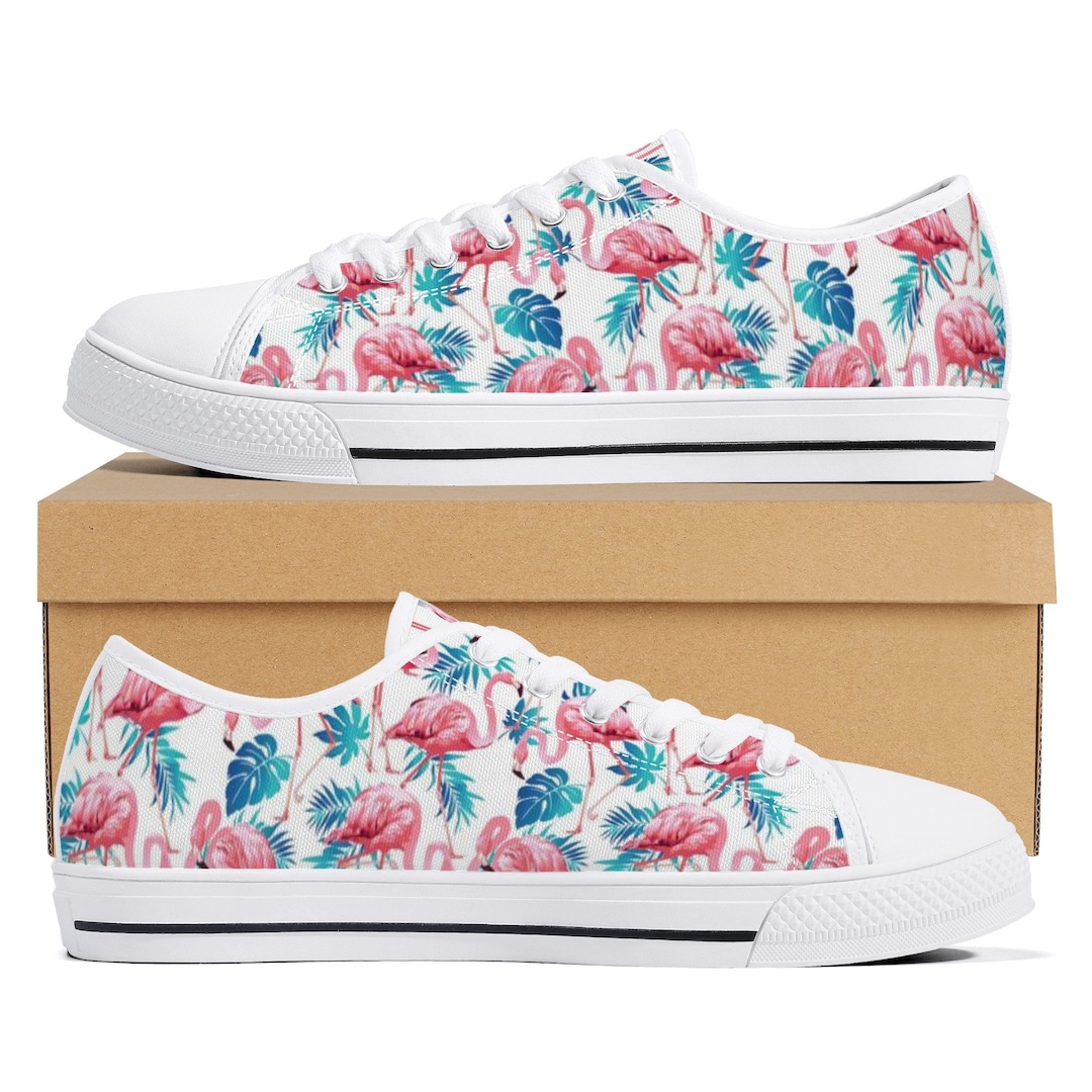 Flamingo Shoes, Pink Flamingo Sneakers - Etsy