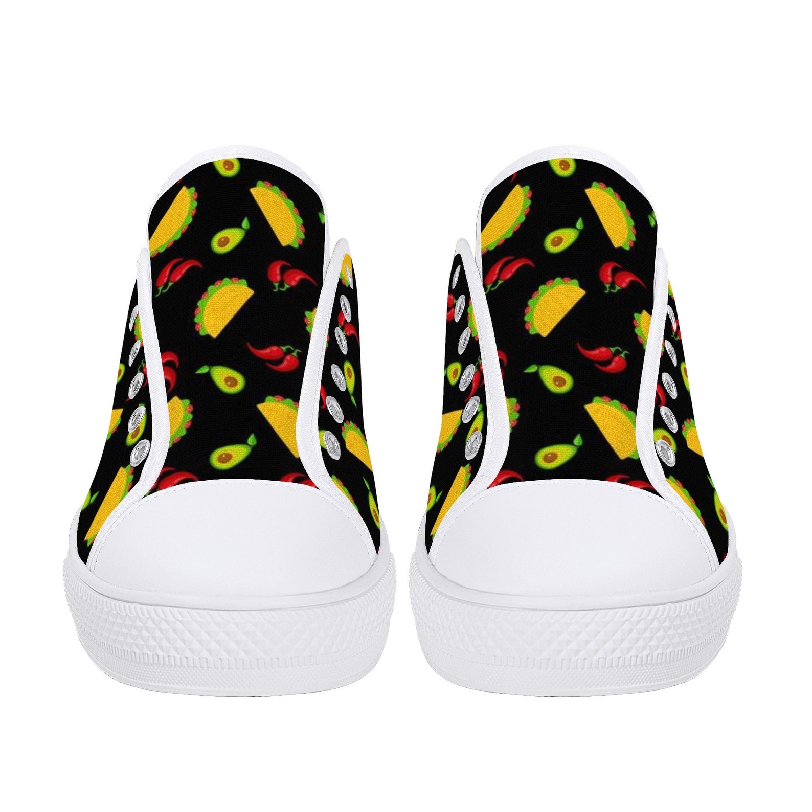 Taco Print Sneakers - Etsy