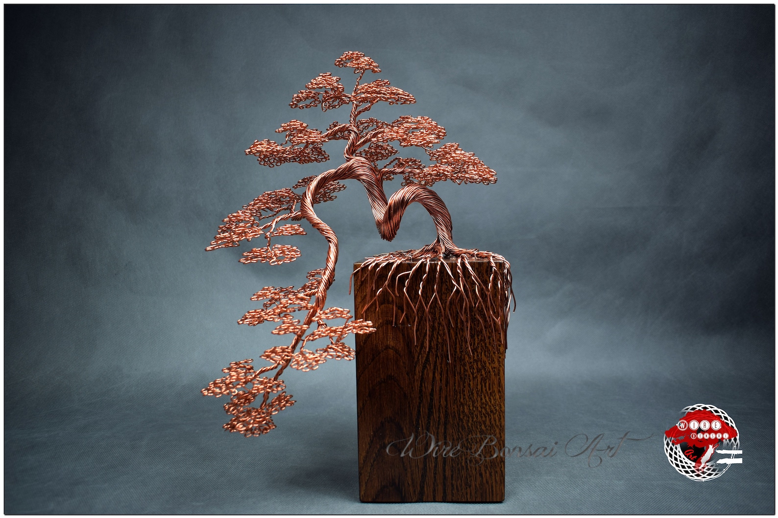 Cascade Copper Bonsai Tree Copper Seven Wedding Anniversary | Etsy