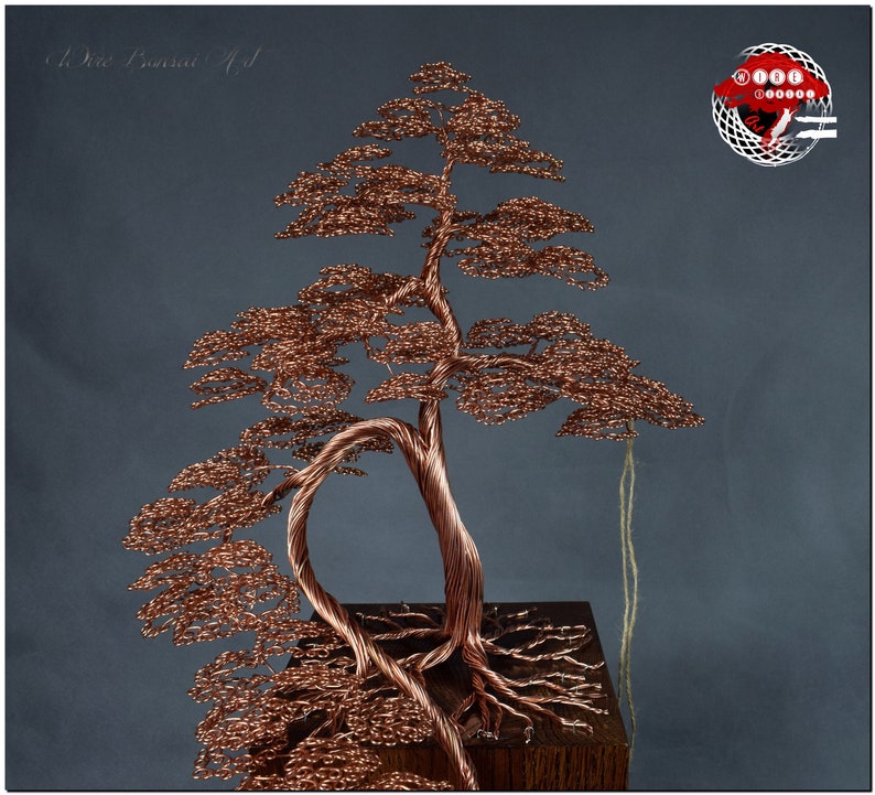 Large Copper Wire Bonsai Tree 7 Year Wedding Anniversary | Etsy