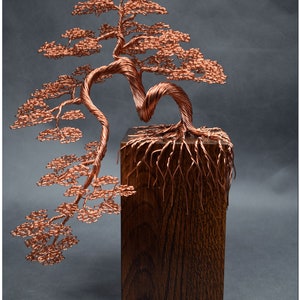 Cascade Copper Bonsai Tree | Copper Seven Wedding Anniversary ...