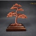 Mini Wire Bonsai Tree Made of Copper Engraved Dedication Luxury ...