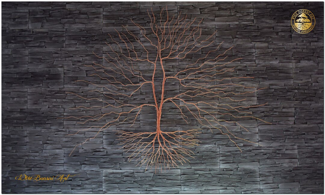 Copper Tree, Wall Decorations | Tree of Life Wall Art | Chakra Tree ...