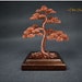 Mini Wire Bonsai Tree Made of Copper Engraved Dedication Luxury ...