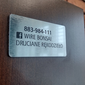 Large Copper Wire Bonsai Tree | 7 Year Wedding Anniversary | Engraved ...