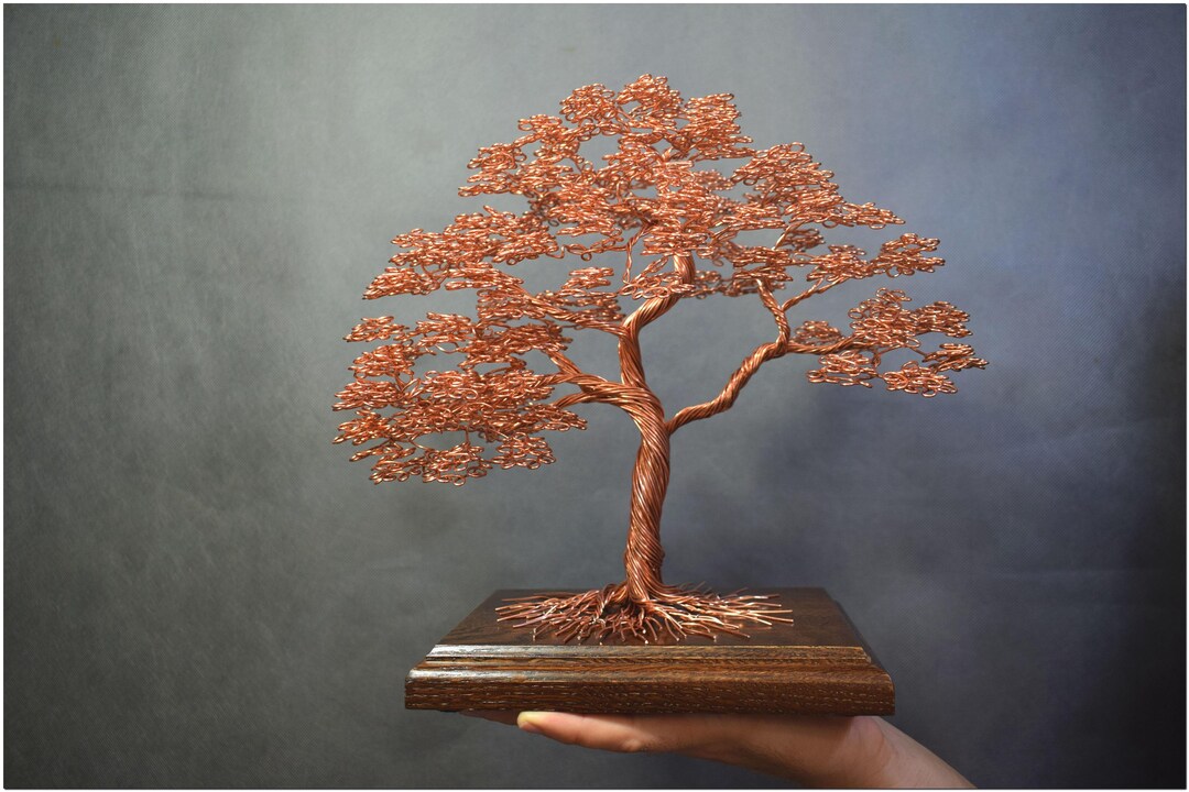 Copper Anniversary | 7 Year Anniversary | Bonsai Tree | Engraved ...