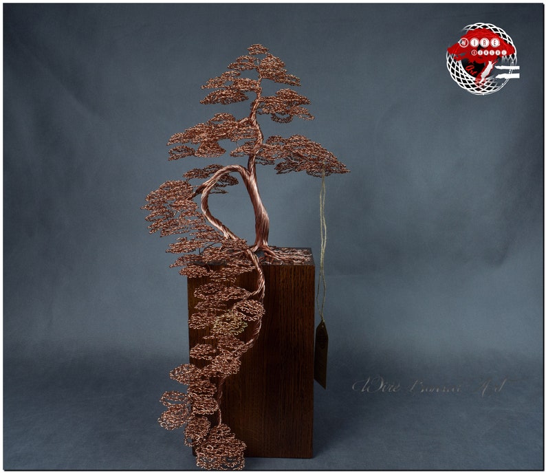 Large Copper Wire Bonsai Tree 7 Year Wedding Anniversary | Etsy
