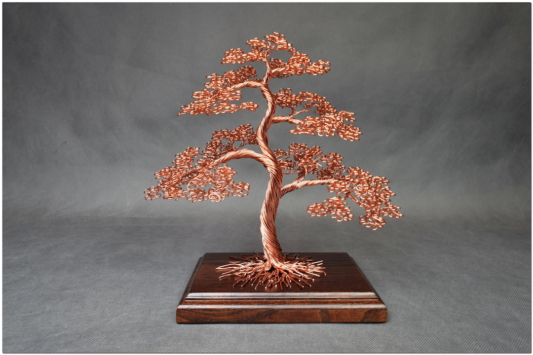 Copper Bonsai Tree | Oriental Gift | 7th Anniversary | Engraved ...
