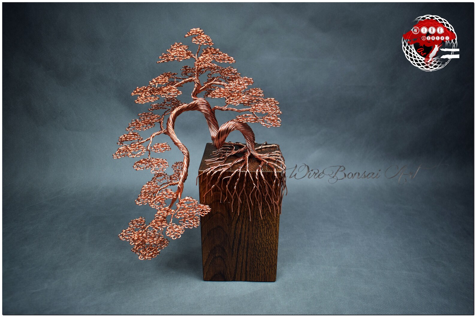 Cascade Copper Bonsai Tree Copper Seven Wedding Anniversary | Etsy