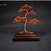 Mini Wire Bonsai Tree Made of Copper Engraved Dedication Luxury ...