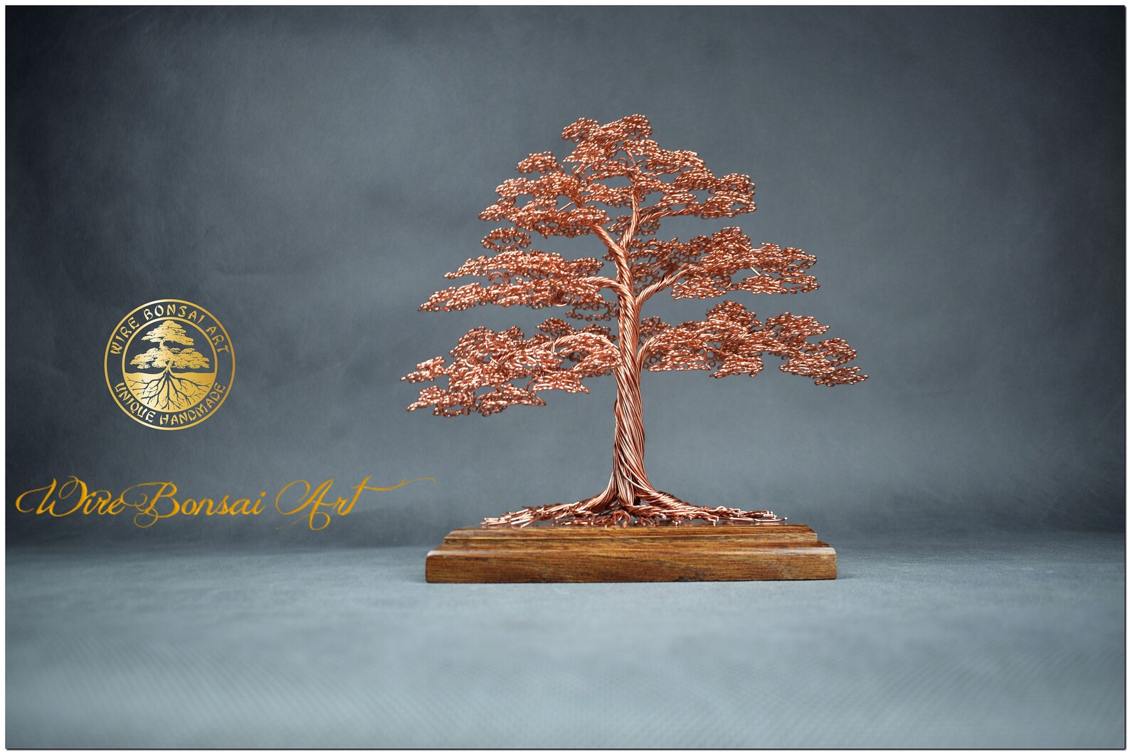 Copper Oak Bonsai Tree | 7th Anniversary | Engraved Dedication ...