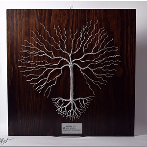 Wire Tree on the Wall | Heart - Shaped Tree | Engraved Dedication ...
