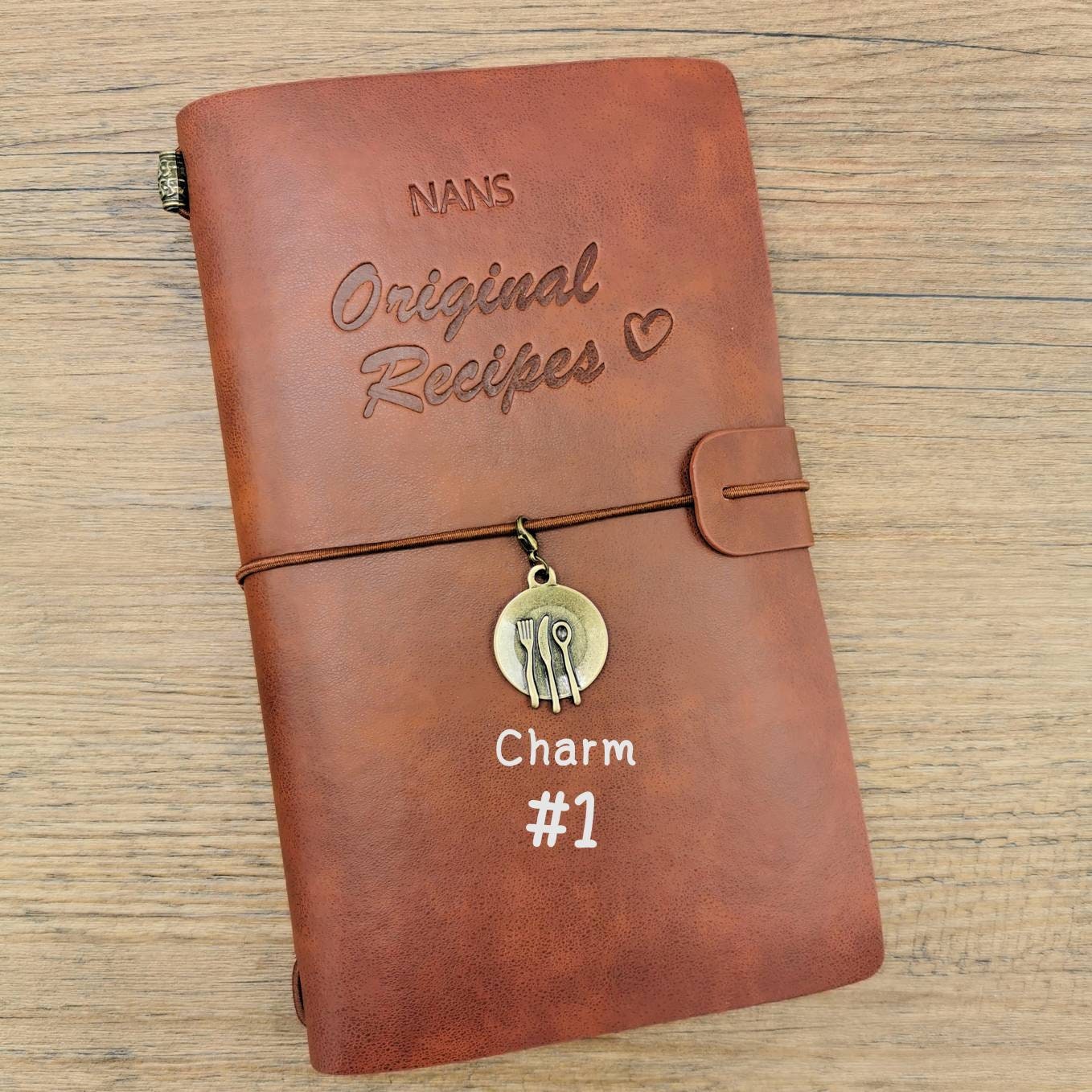 Personalised Cook Book Recipe Book Blank PU Leather New - Etsy