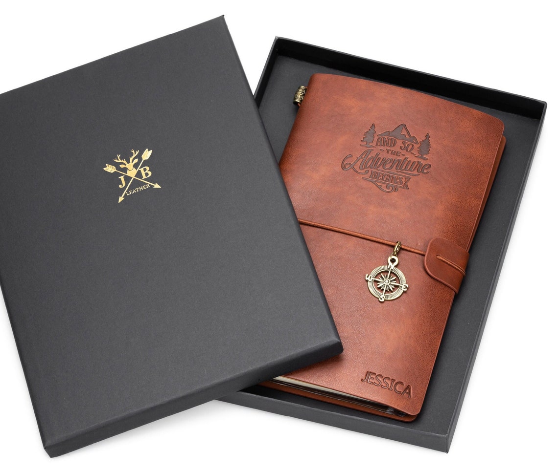 Personalized Travel Book Journal | Ultimate Travel Gift | PU Vegan ...