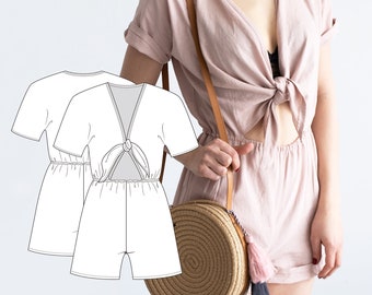 Women Romper Pattern | Etsy