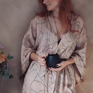 Dressing Gown PDF Sewing Pattern Kimono / Bridesmaid Robe Sizes 34-56 ...