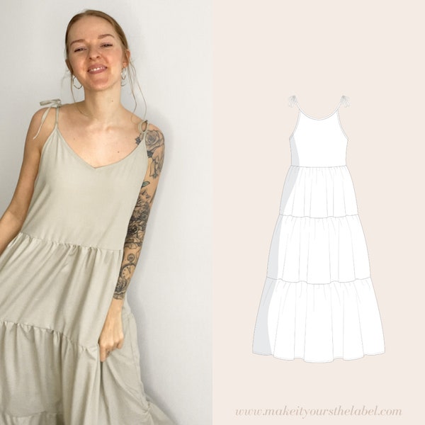 Panel Dress Pattern - Etsy