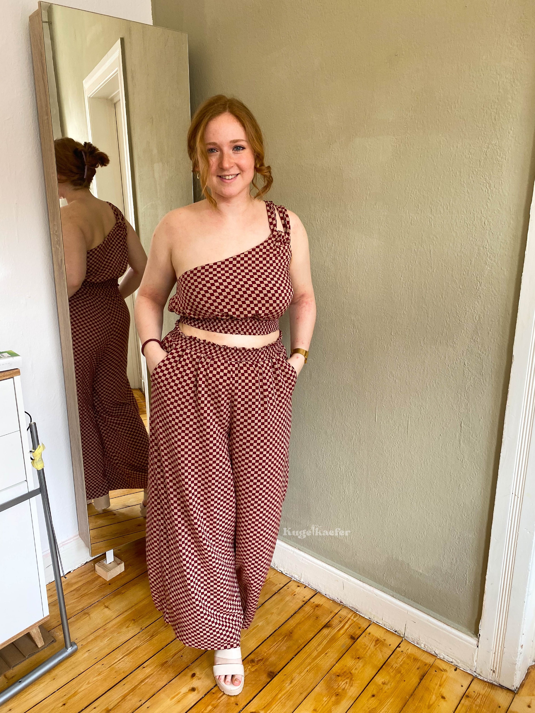 Asymmetrical Crop Top Sewing Pattern PDF | Twisted One Shoulder Top ...