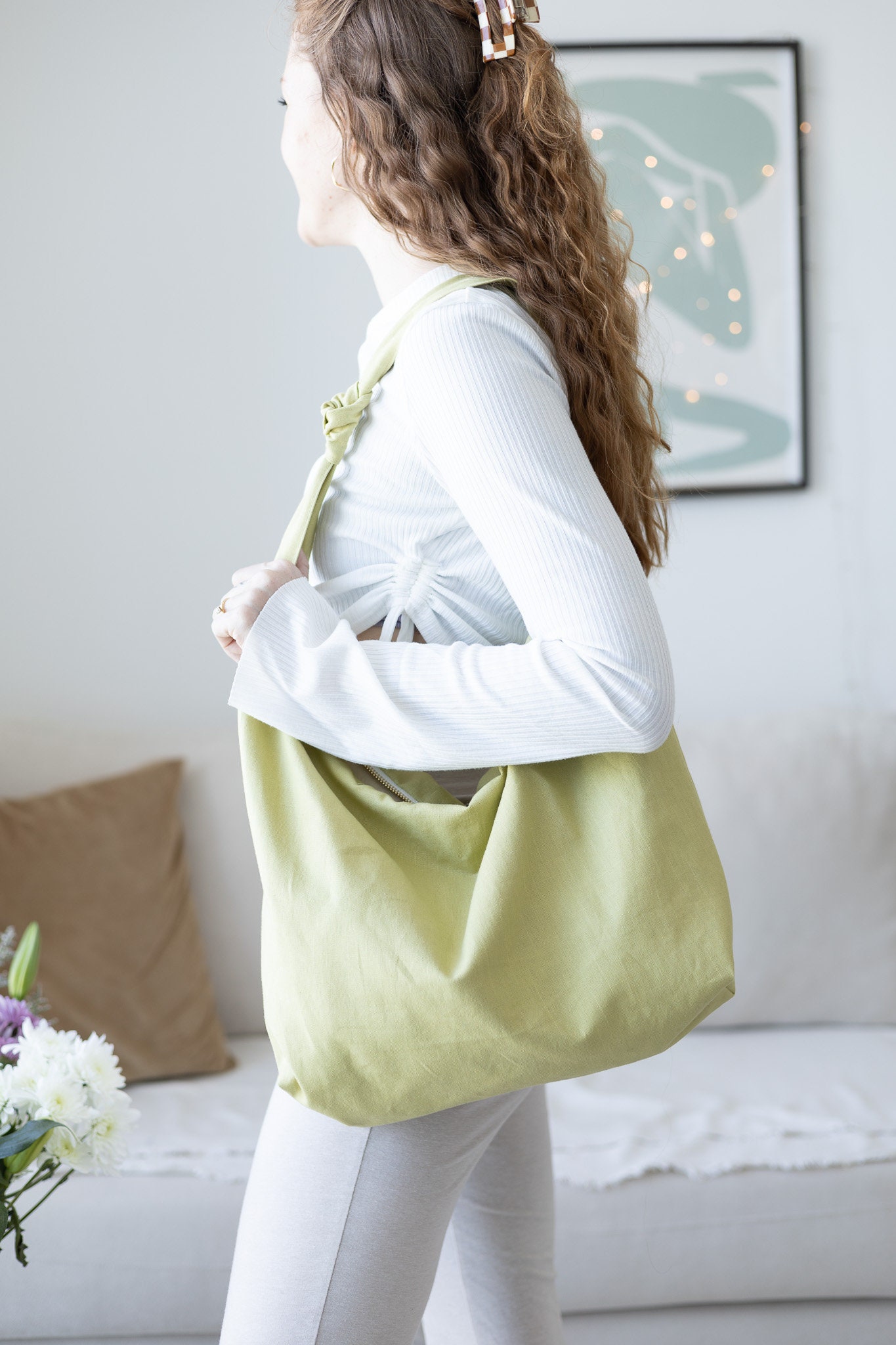 Shopper Bag PDF Sewing Pattern for a Knotted Tote Bag With - Etsy UK