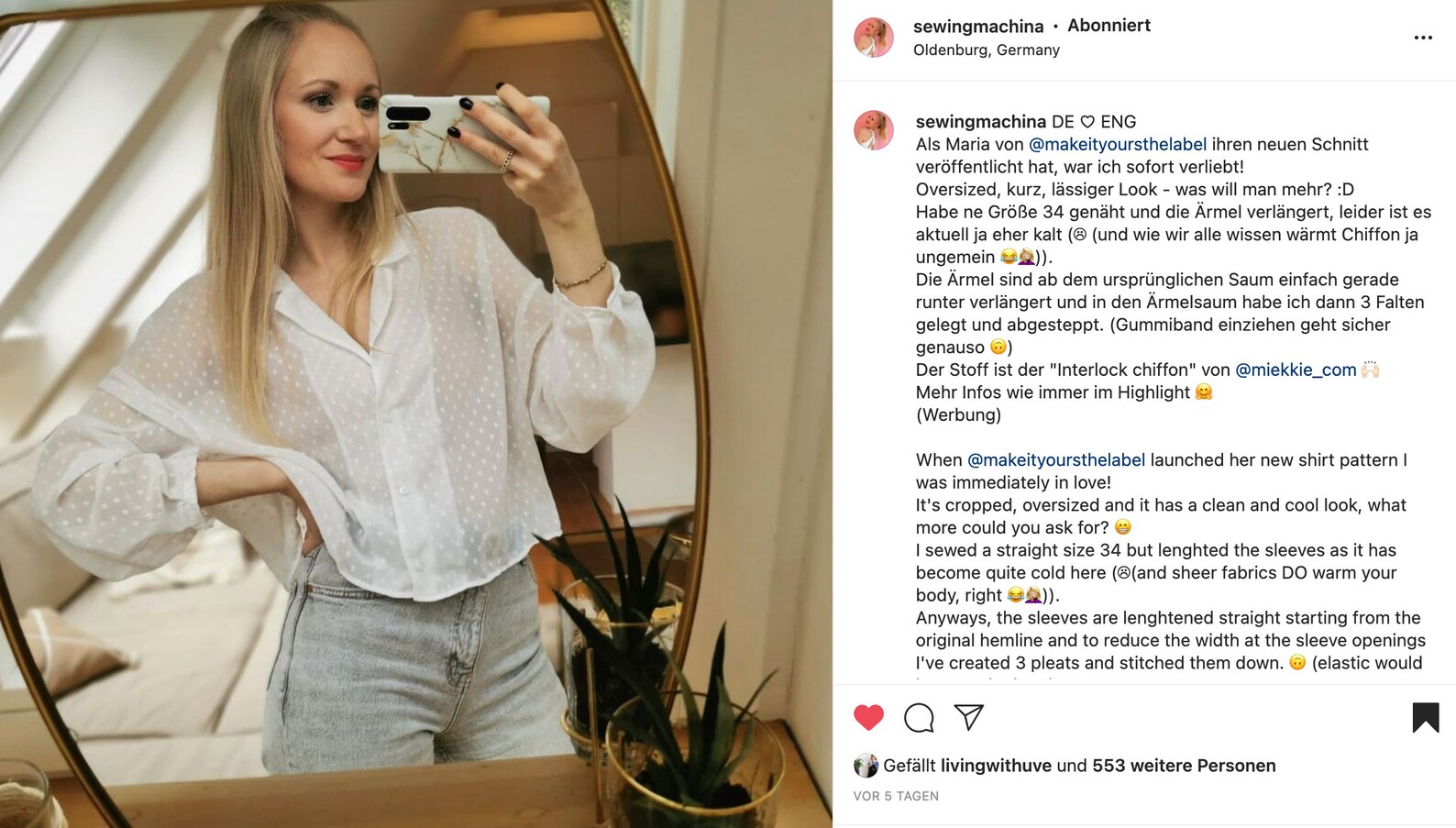 Oversized Revere Collar Shirt Blouse PDF Sewing Pattern Sizes - Etsy