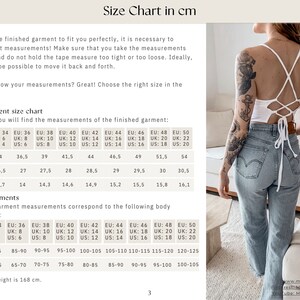 Halter Neck Strappy Crop Top With Open Back PDF Sewing Pattern Sizes 34 ...