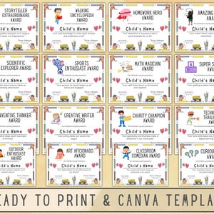 100 Funny Editable Classroom Awards Certificates, Student Appreciation ...