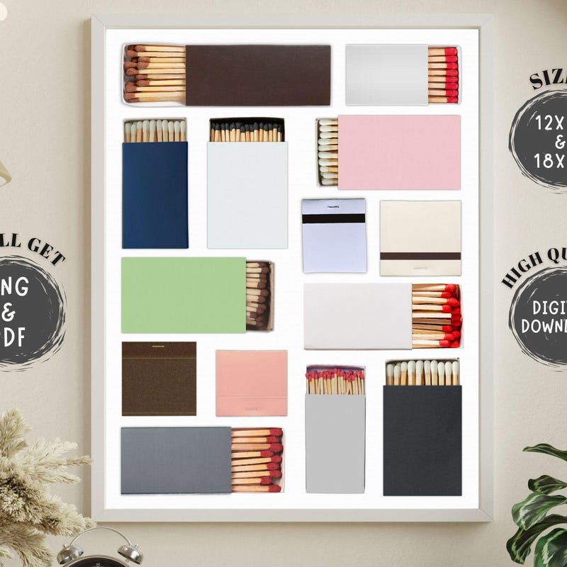 Blank Match Box - Etsy