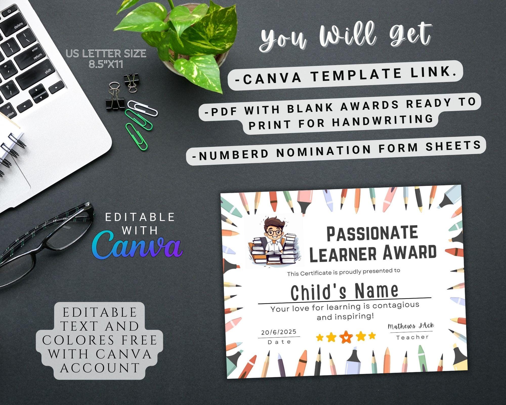 Funny Editable Classroom Awards Certificates, Student Appreciation, End ...