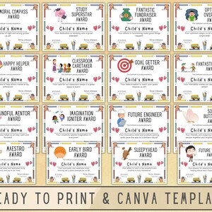 100 Funny Editable Classroom Awards Certificates, Student Appreciation ...