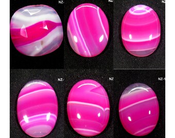 Pink Banded Agate - Etsy