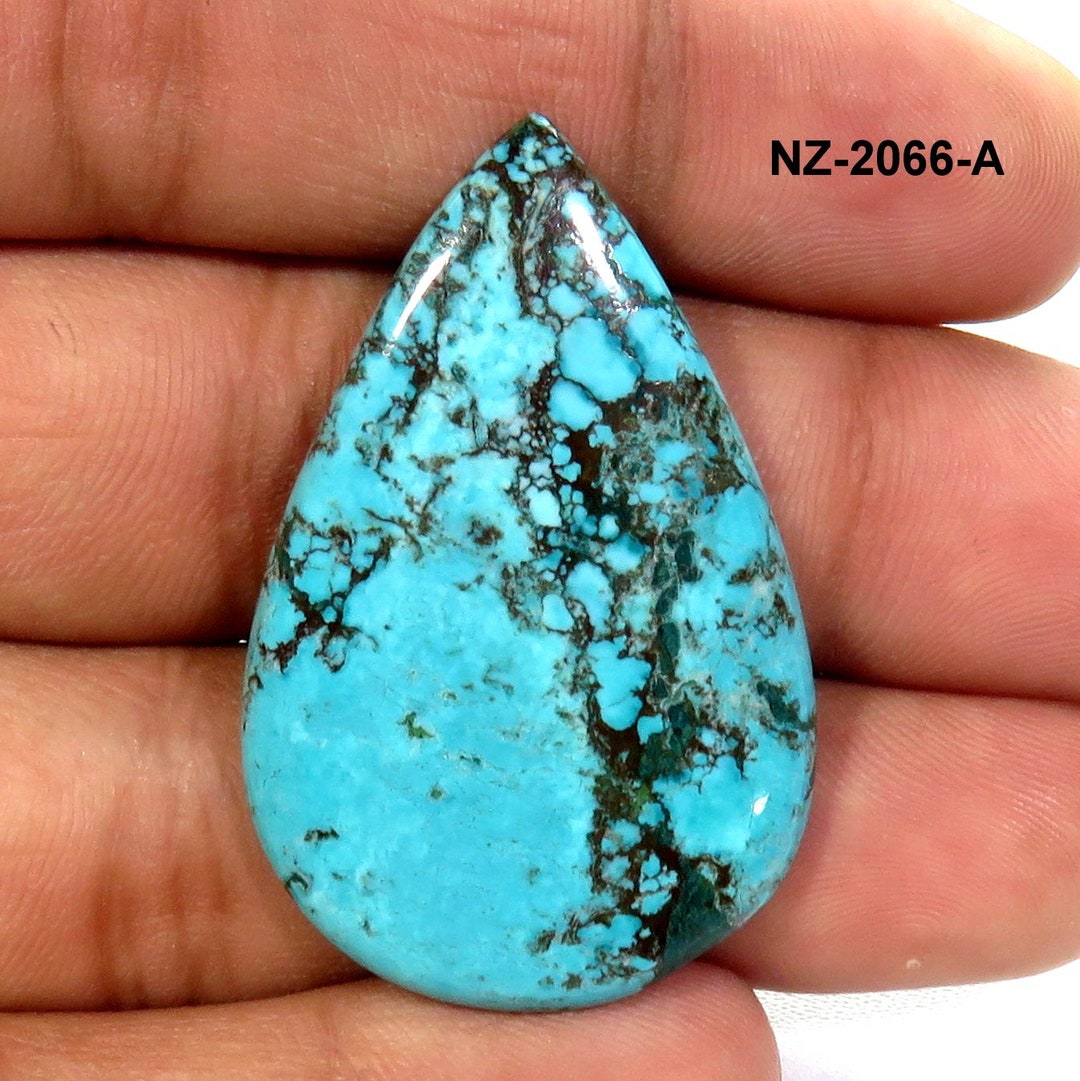 AUTHENTIQUE Bleu turquoise tibétain, belle pierre précieuse turquoise ...