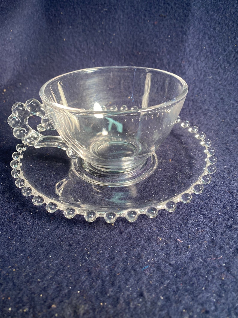 Candlewick Tea/coffee Cup & Saucer …6 Cup and Saucers Are Available - Etsy
