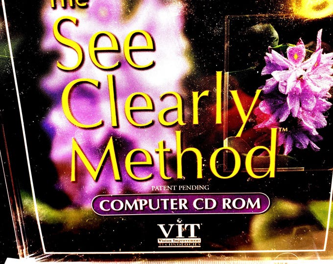 Cd-see Clearly Method Vision Improvement Program CD-ROM New! Still ...