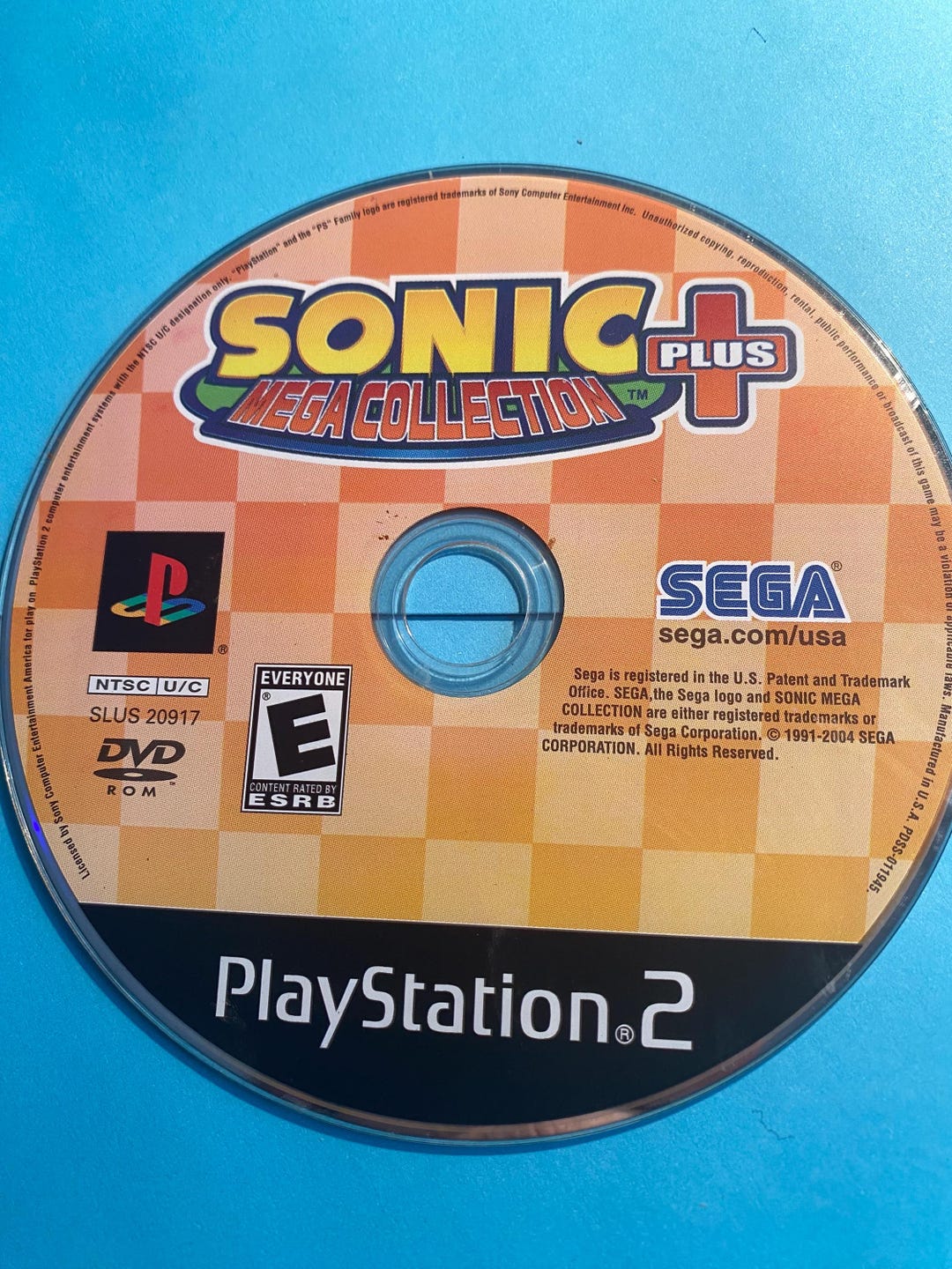 PS2 Game-sonic Mega Collection Plus Greatest Hits Sony Playstation 2 ...