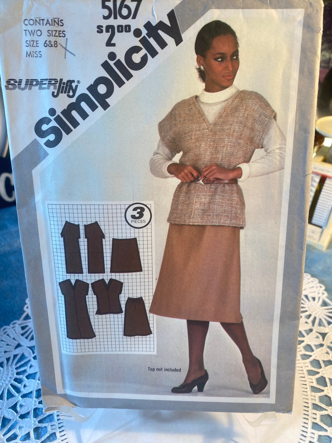 Pattern…simplicity Pattern Vintage 1981 Simplicity Sewing Pattern 5167 ...