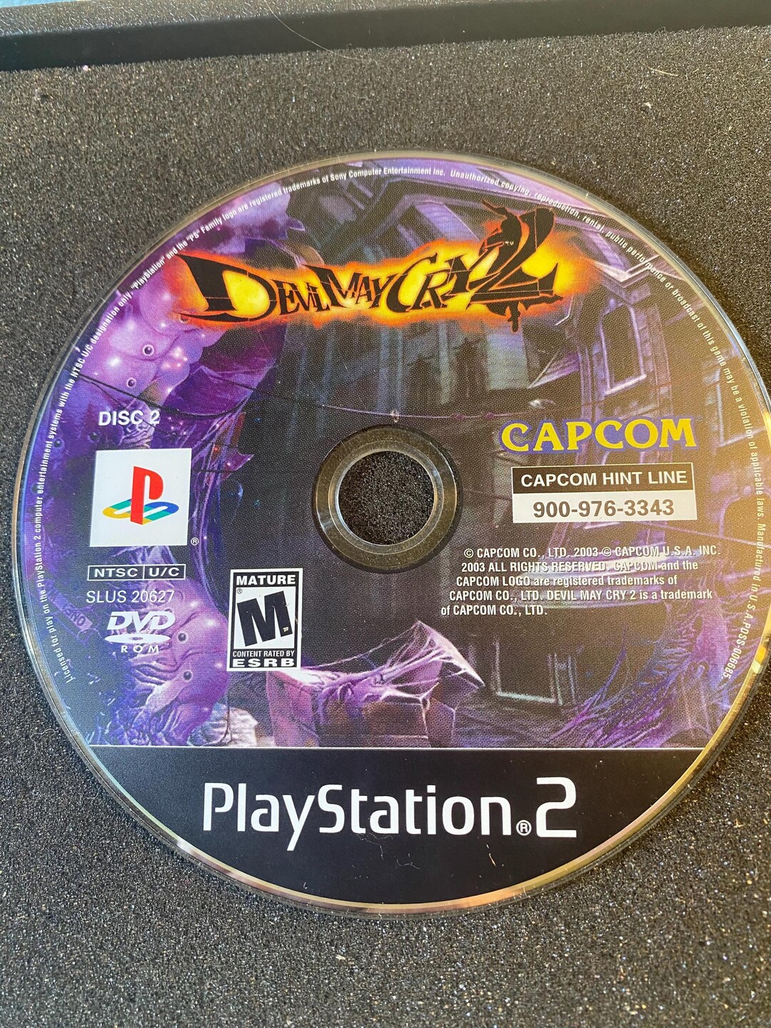 Devil May Cry 2 PS2 Disc 2 Only - Etsy