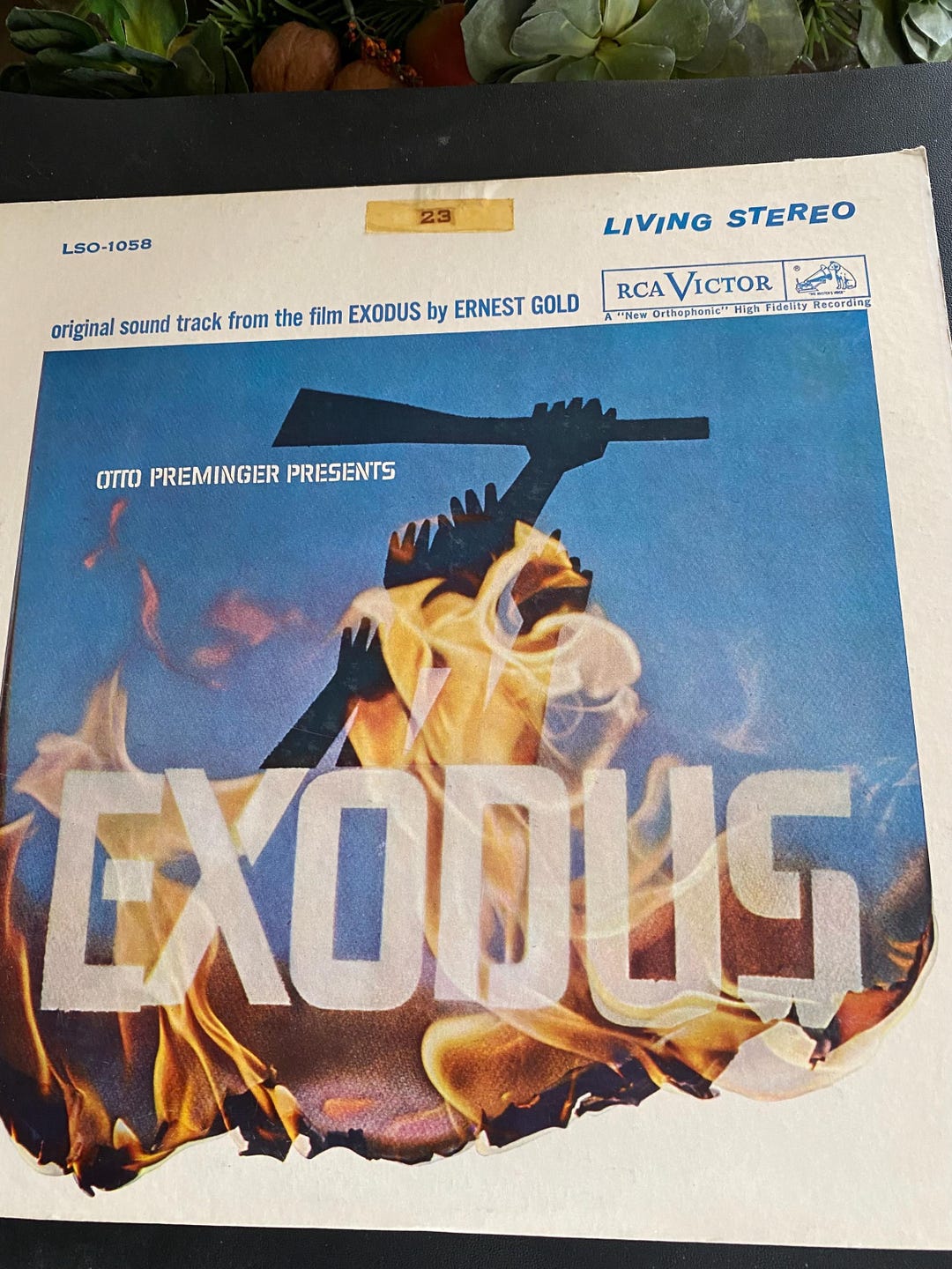 Vinyl 33 Records-exodus Otto Preminger RCA Victor Vinyl Album, 33 1/3 ...