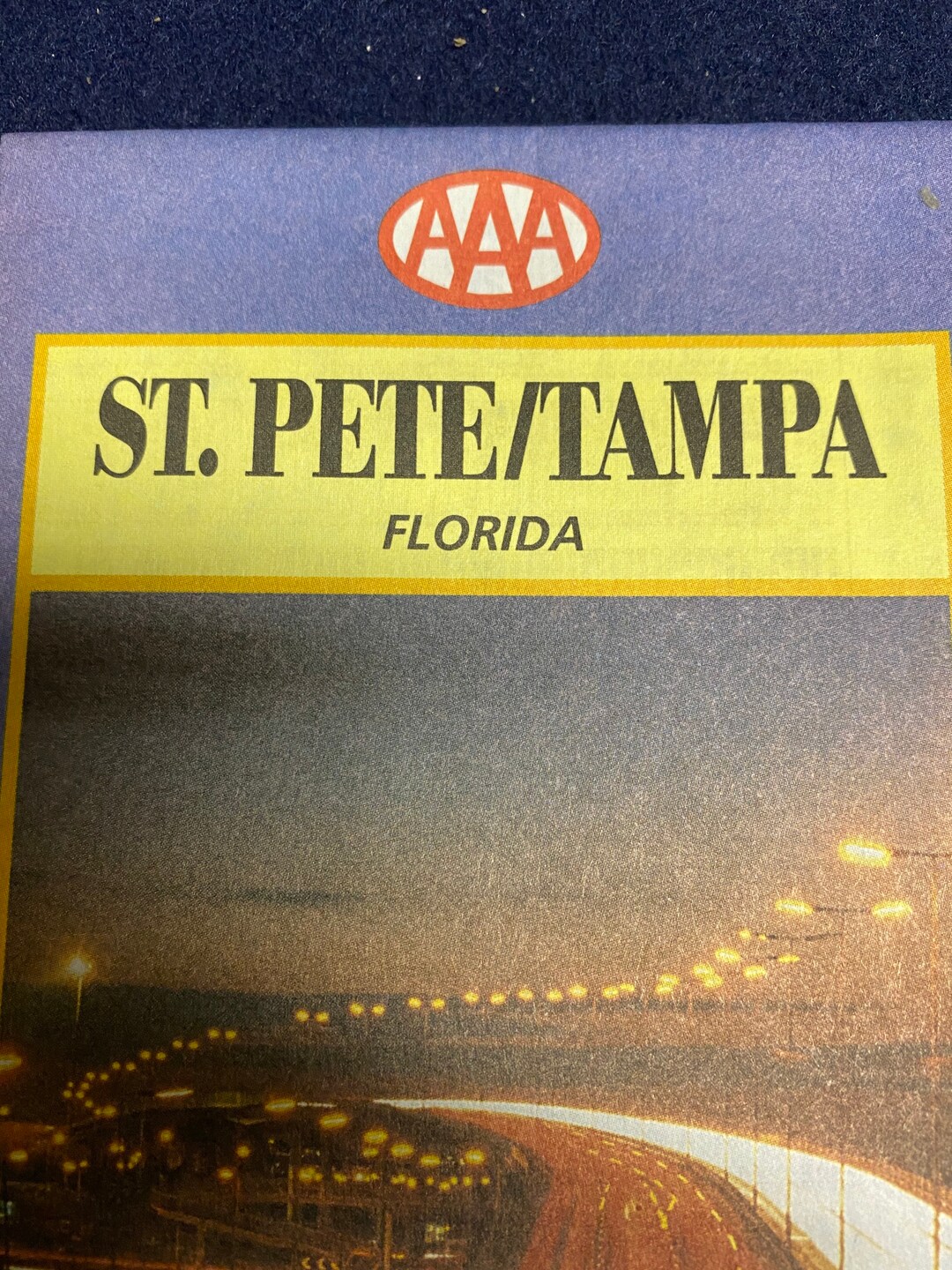 AAA Road Map of St Pete/tampa - Etsy