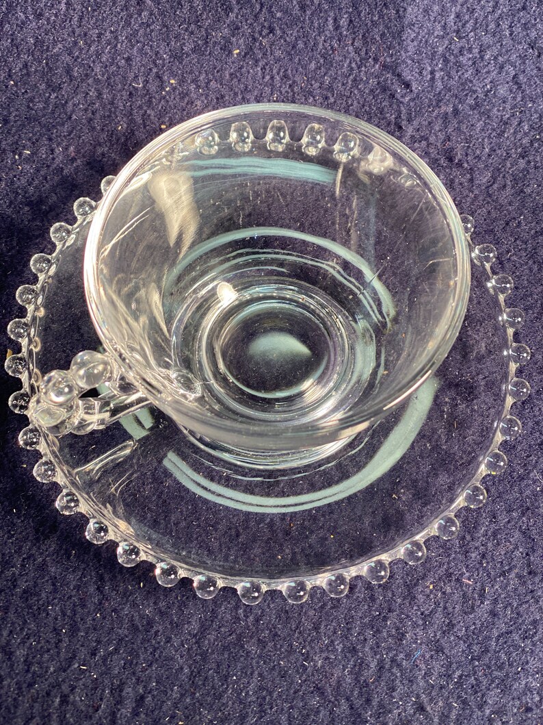 Candlewick Tea/coffee Cup & Saucer …6 Cup and Saucers Are Available - Etsy