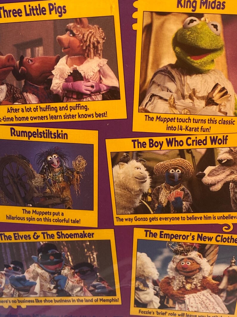 Vhs-muppet Classic Theater (VHS, 1994) Clamshell Jim Henson Vintage - Etsy