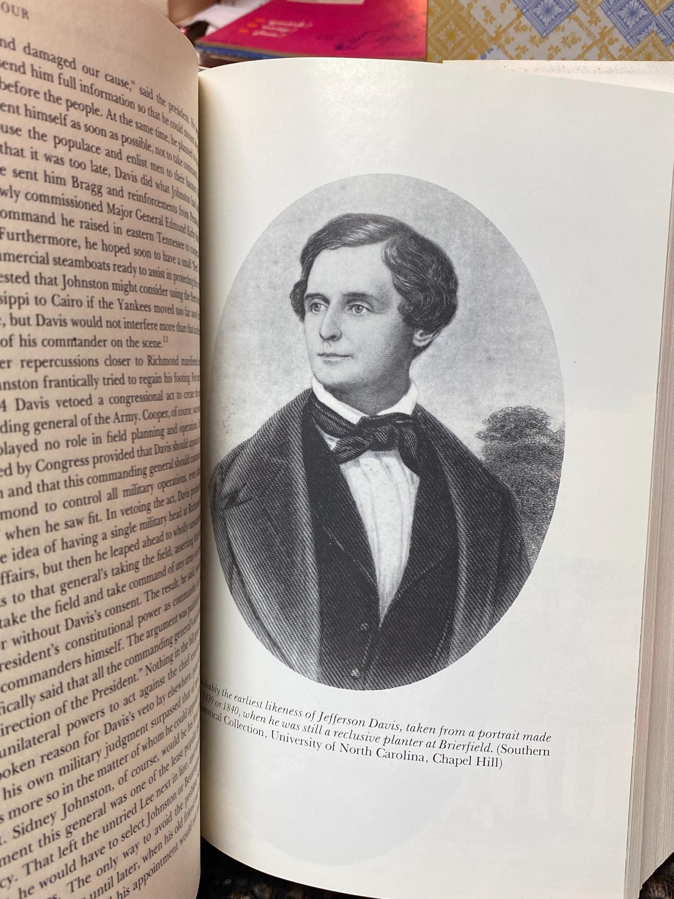 Book- Jefferson Davis: the Man and His Hour by Davis, William C ...