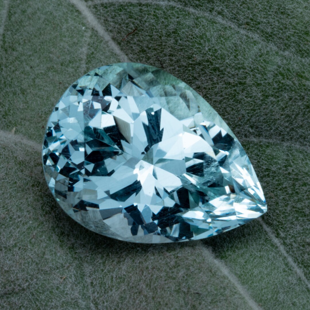9.53ct Aquamarine | Engagement Ring | Natural Aquamarine | Pear Shape ...
