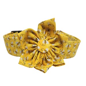 Bee Dog Bows With Buzzing Bees Flower Bows With Honey Bees Easy to Add ...