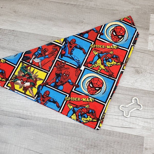 Spiderman Bandana - Etsy