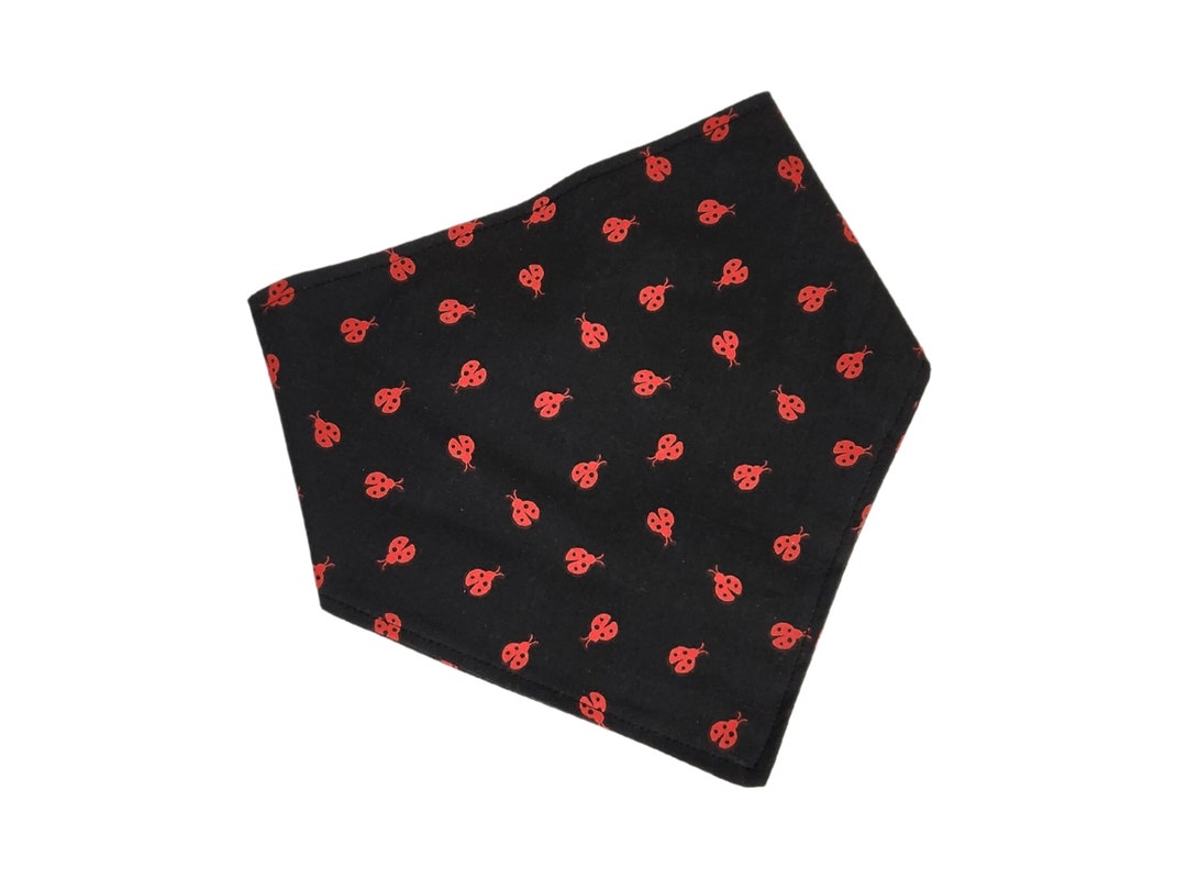 Lady Bug Dog Bandana 2 Bandana Styles W Clip or Slip Over Collar - Etsy