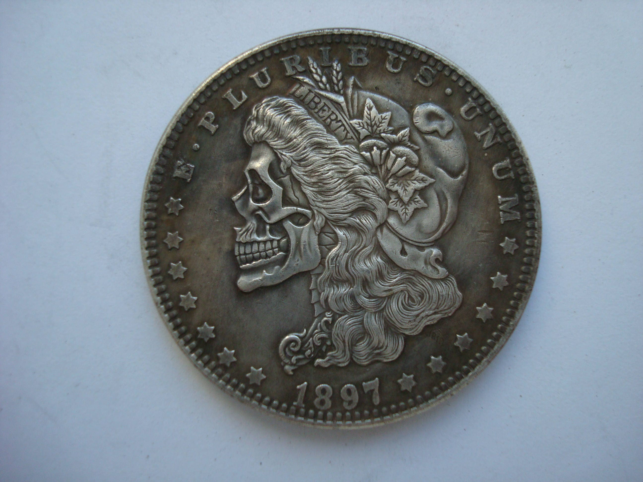 Collectibles USA Morgan Dollar 1897 JOKE Souvenir Coin Medal Token HOBO ...